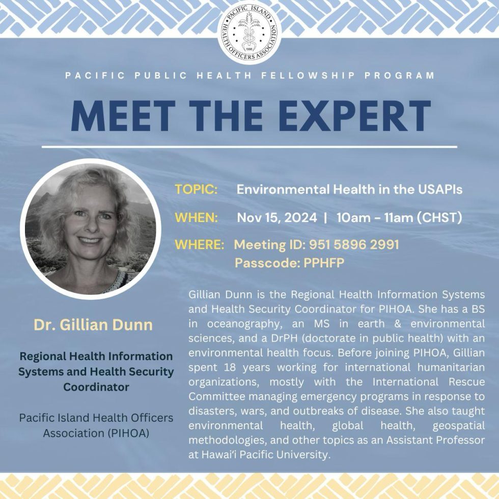 Meet the Expert Session with Dr. Gillian Dunn | PIHOA: